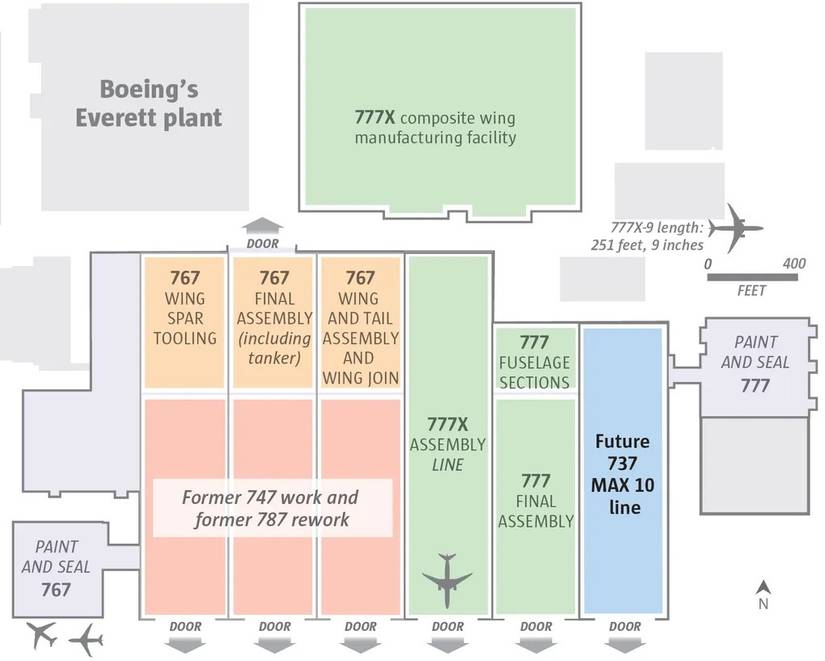 Boeing Announces Plans For New 737 MAX 10 Production Line In Everett