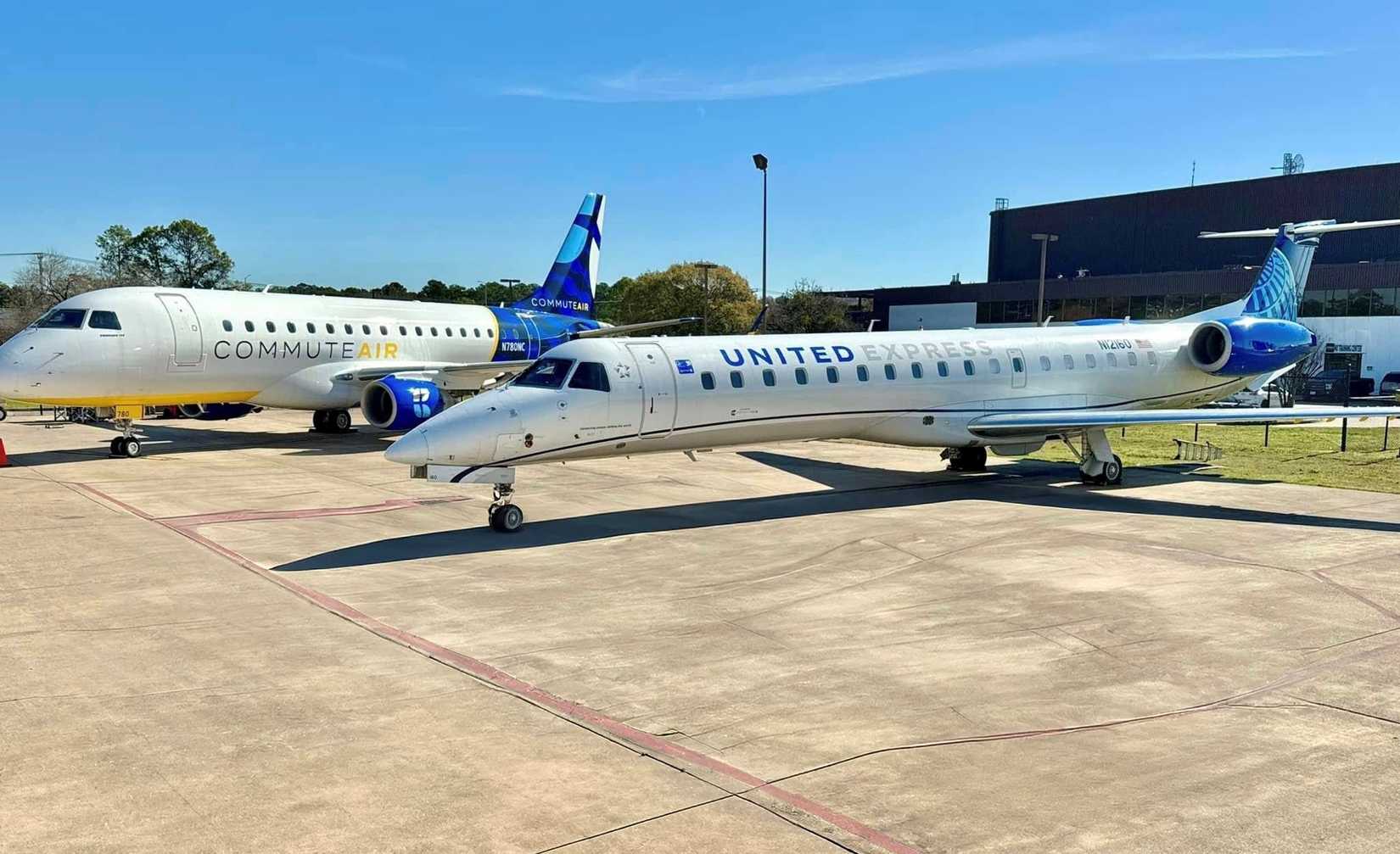CommuteAir & United Airlines Extend Embraer ERJ-145 Contract Until 2029
