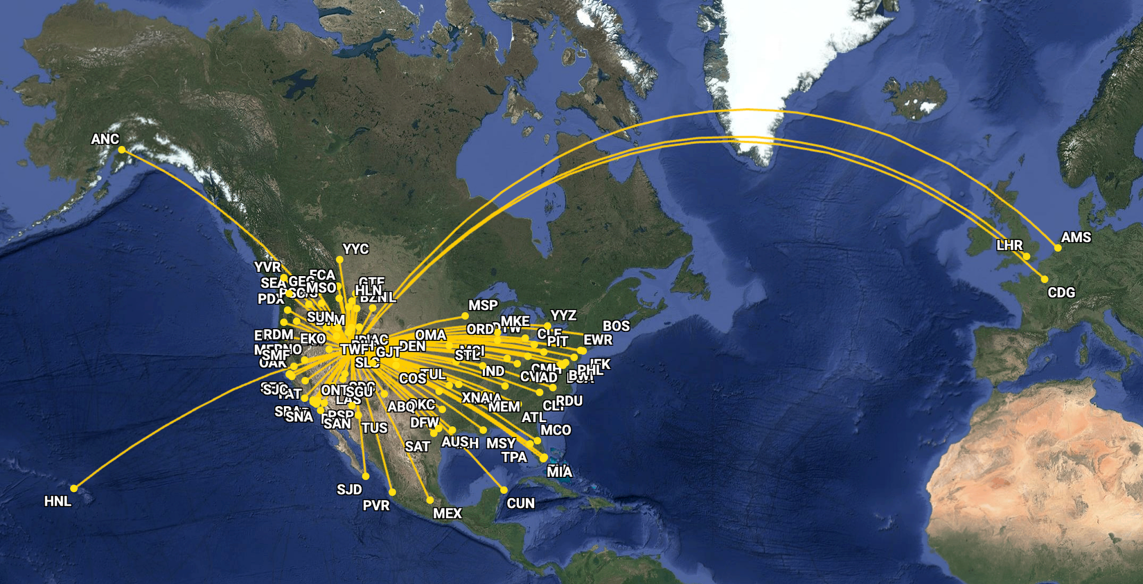 Delta Air Lines’ Busiest Hubs Analyzed In Detail