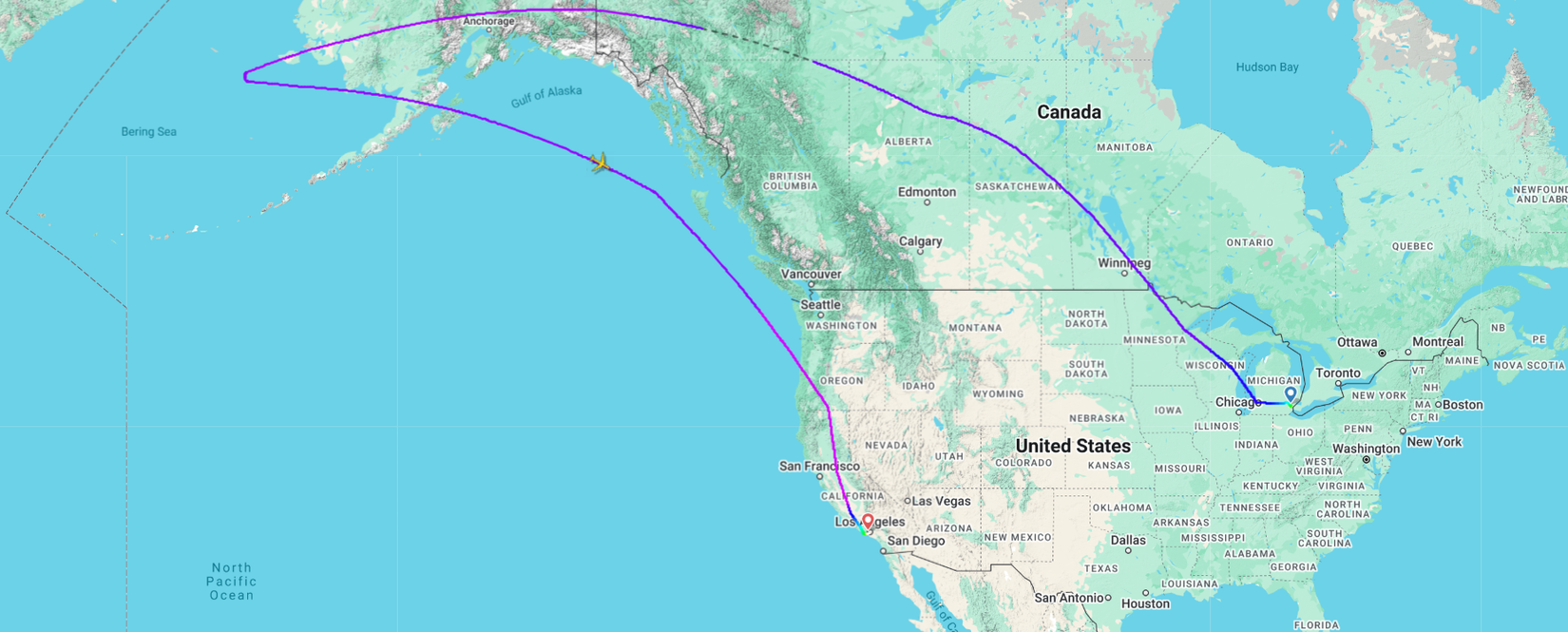 Diversion: Delta Air Lines Airbus A350 Takes 12 Hours To Fly Detroit To ...