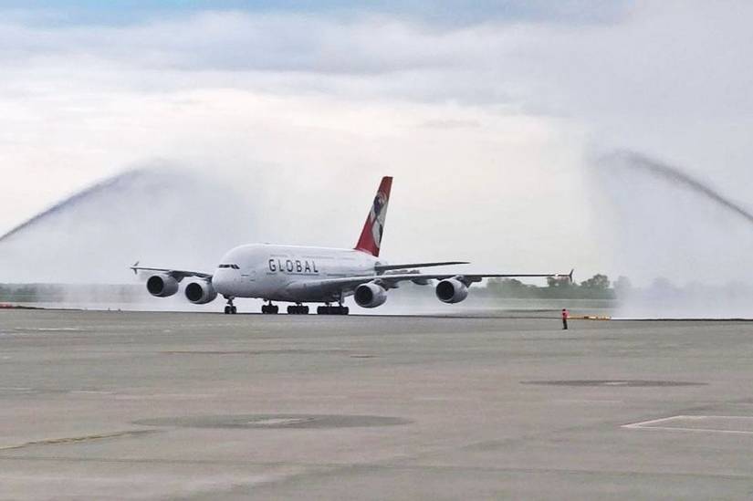 Global Airlines Undertakes Inaugural Airbus A380 Flight To New York