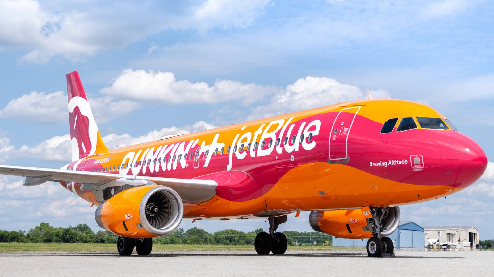 JetBlue Gets a 'Sweet' Makeover With Dunkin’ Donuts-Inspired Plane
