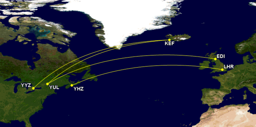 From Canada To Europe: Exploring Air Canada’s 50 Transatlantic Routes ...