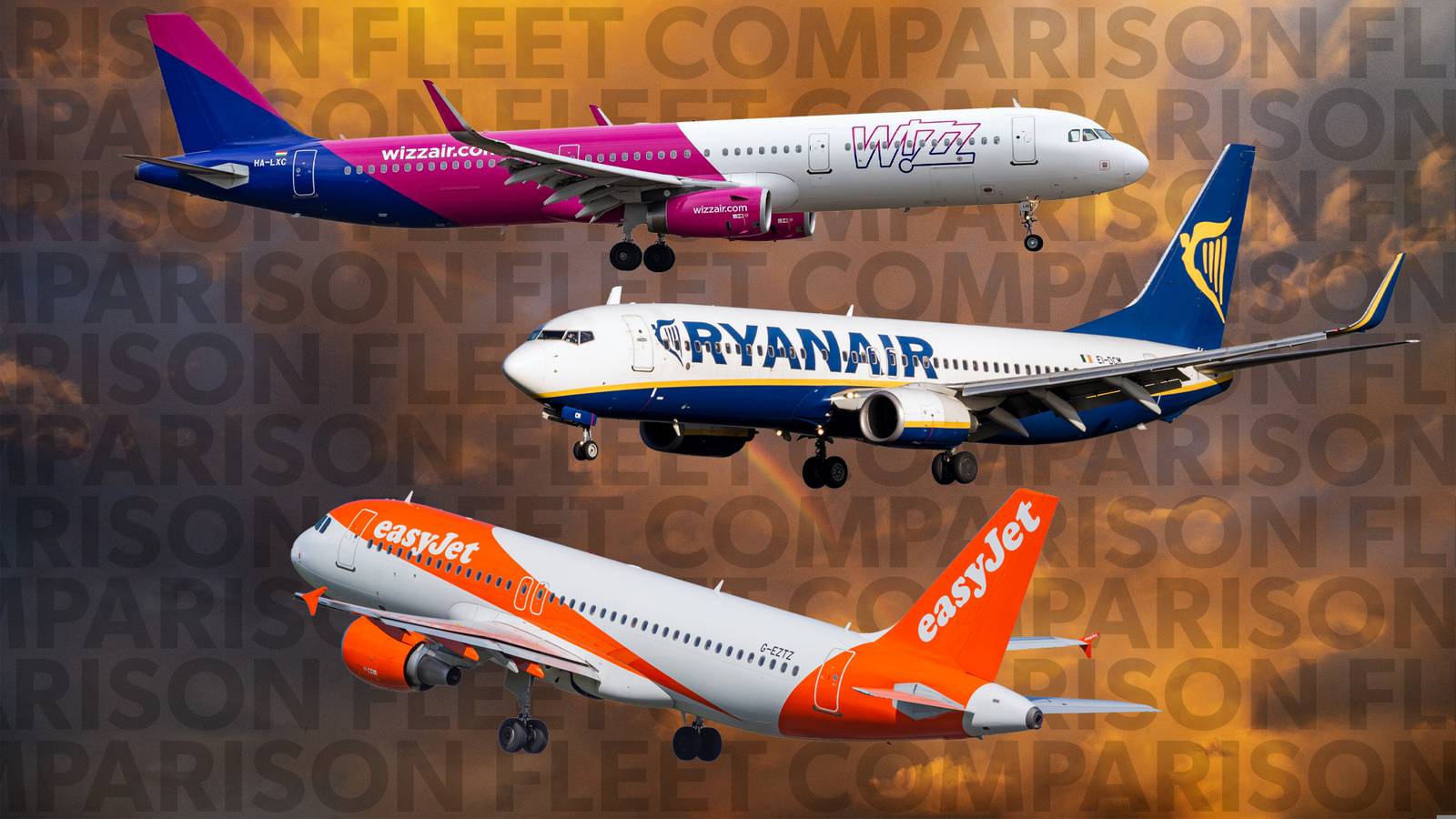 easyJet Vs. Ryanair Vs. Wizz Air: Which European Low-Cost Carrier Has The Most Aircraft?