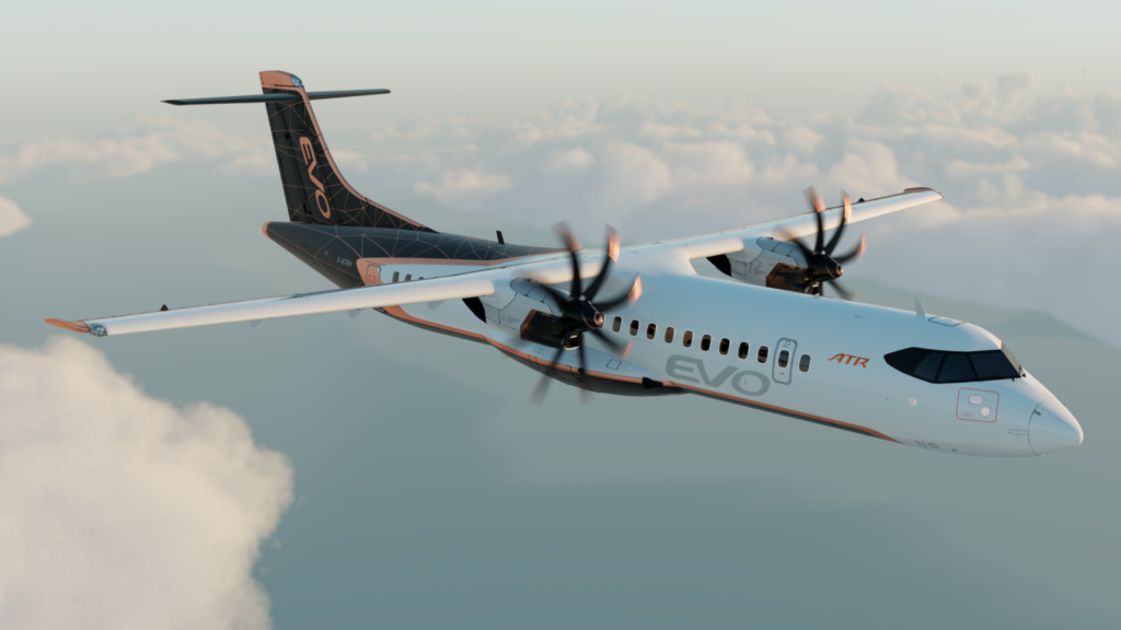 ATR Studying Mild-Hybrid Engine For Its New Evo Turboprop Coming In 2035