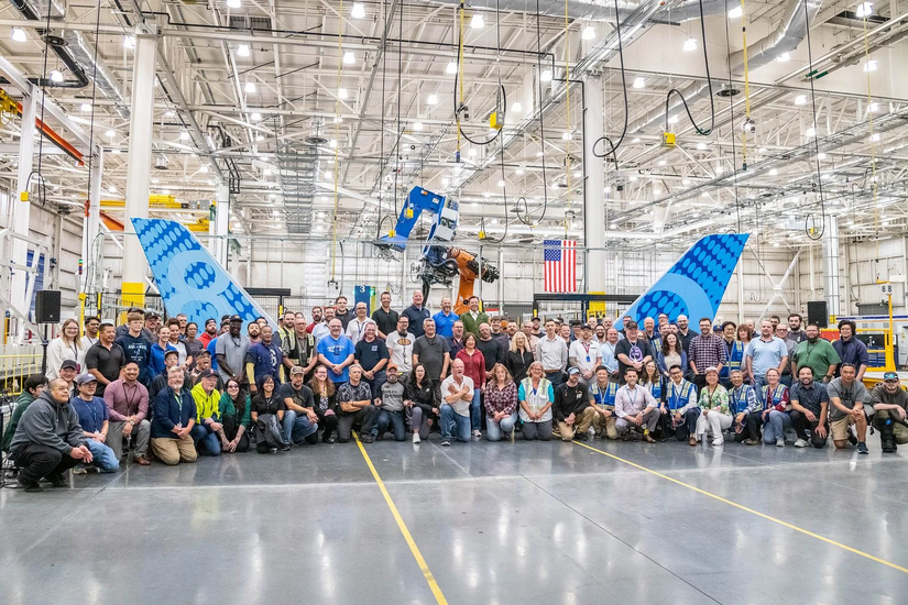 Boeing 777-8F Milestone: First Hole Drilled in Massive Wing Spar
