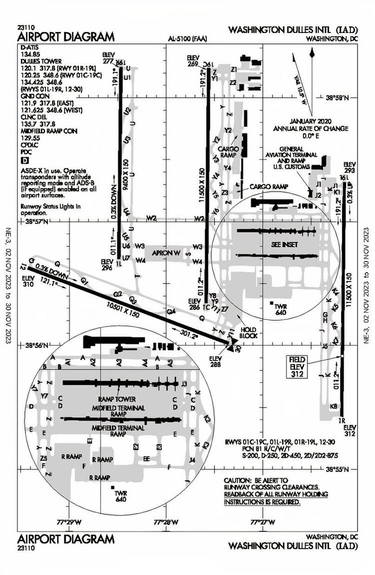 FAA Reviewing Washington Dulles’ Longstanding Plan To Construct 5th Runway