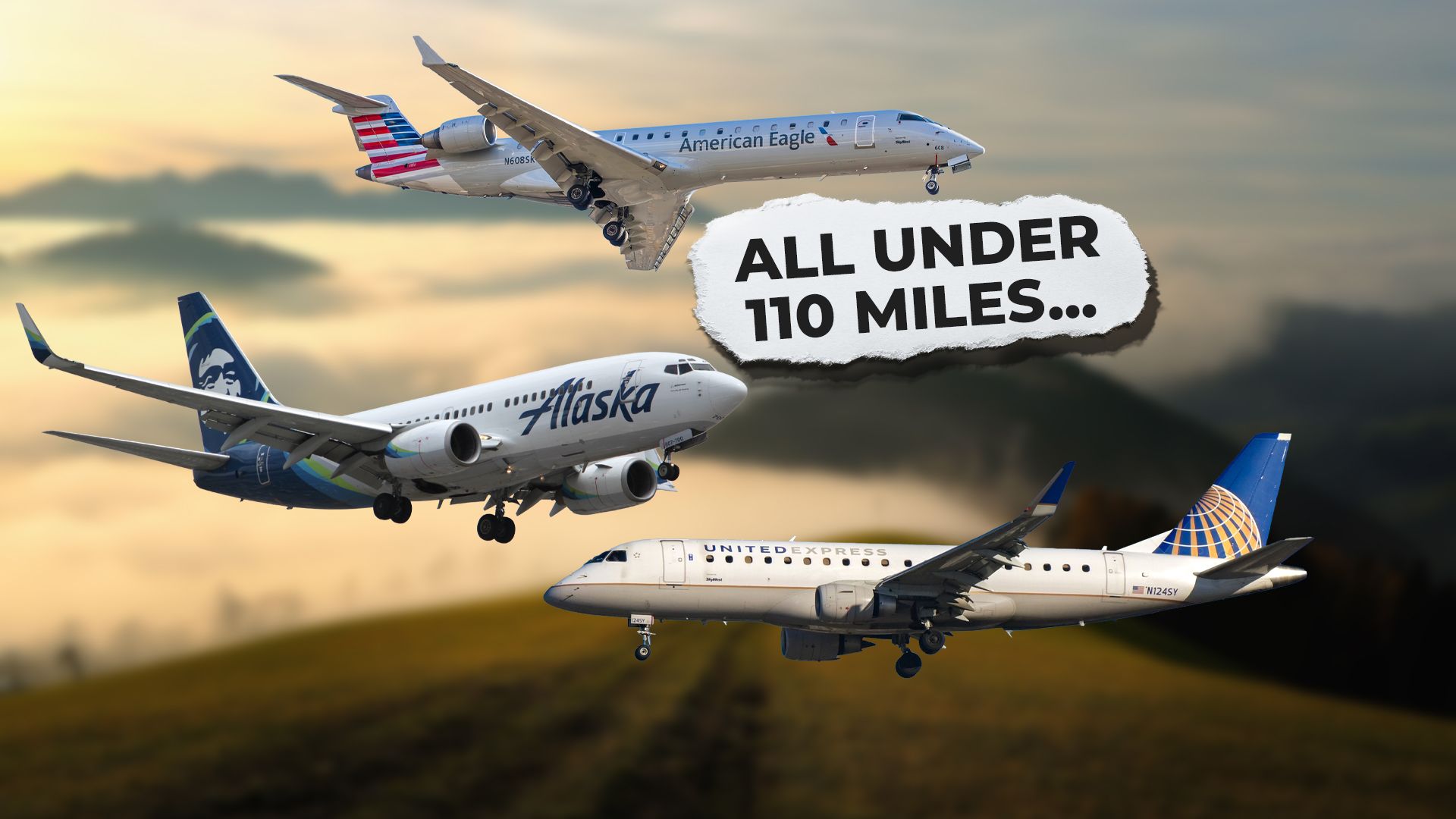 Just 18 Minutes: The US' Shortest Commercial Jet Routes