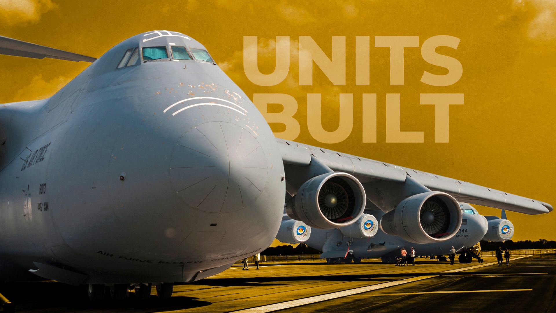 How Many Lockheed C-5 Galaxy Aircraft Were Built?