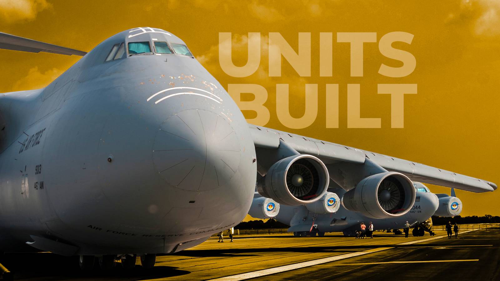 How Many Lockheed C 5 Galaxy Aircraft Were Built