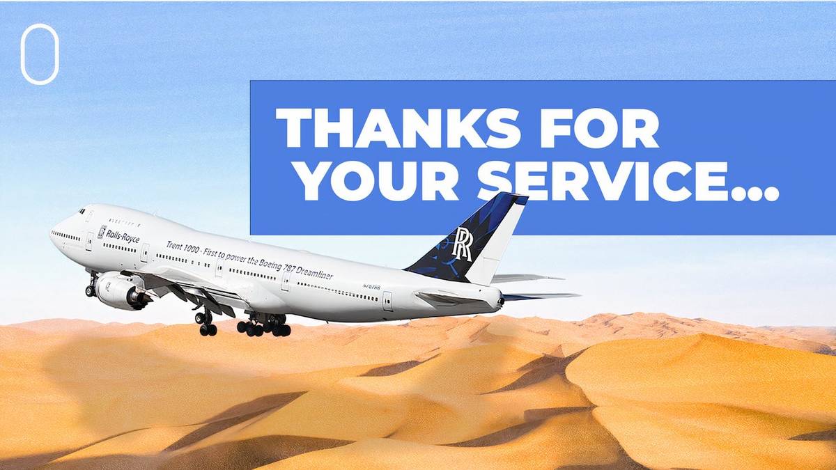 Rolls-Royce Retires Iconic 45-Year-Old Boeing 747-200