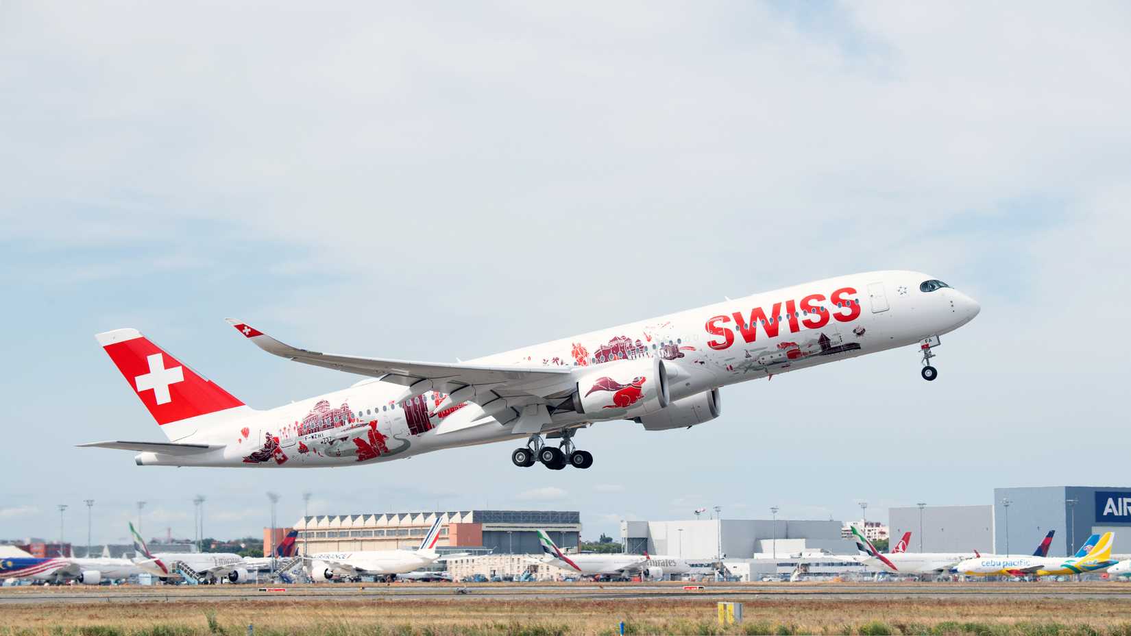 As Little As 55 Minutes: These Are SWISS's 6 European Airbus A350 Routes