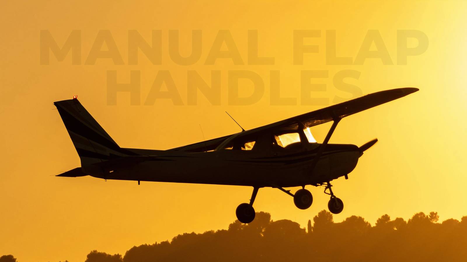 The Last Plane In America With Manual Flap Handles