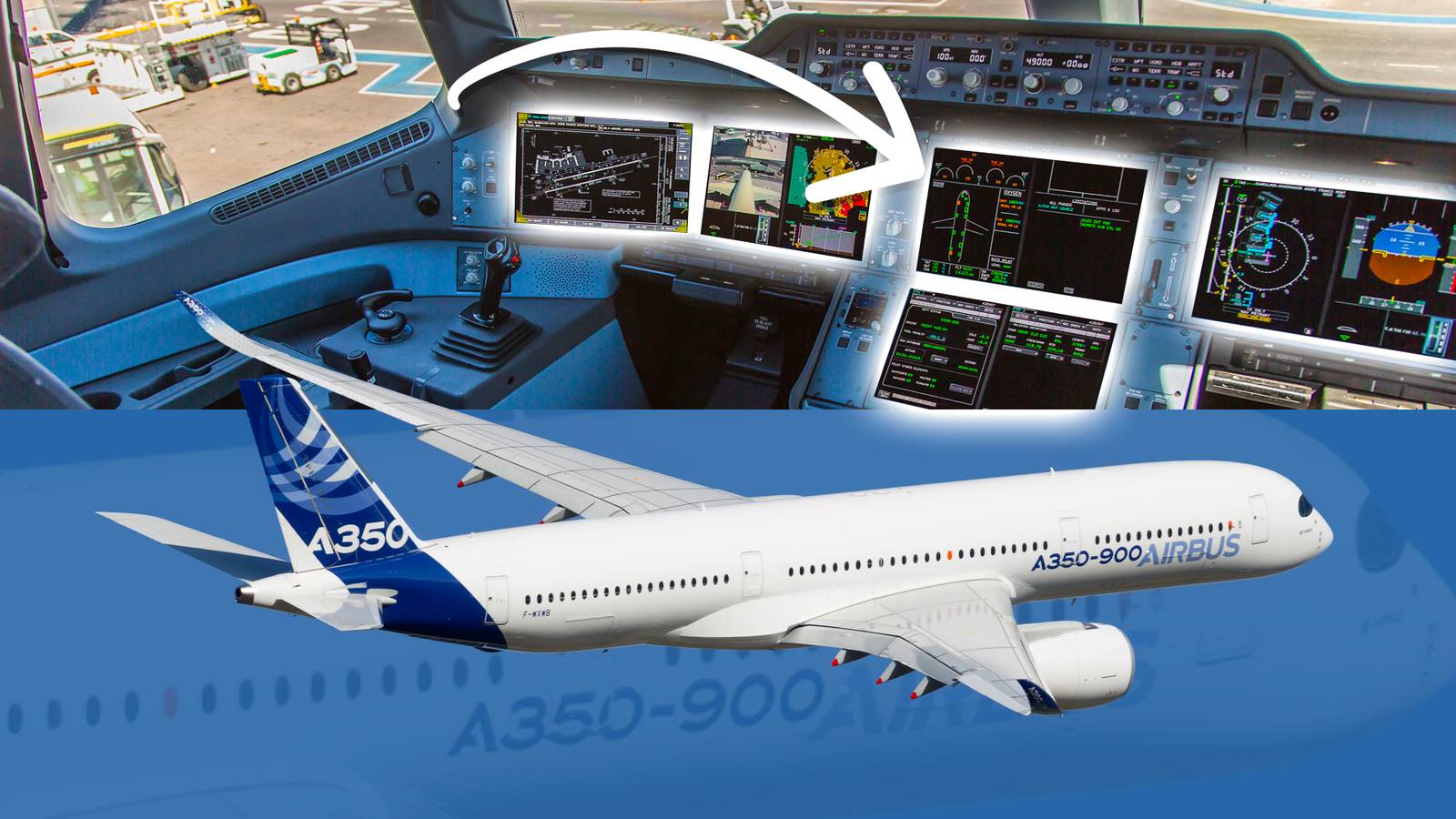 Why Did Airbus Build The A350 With Large Touchscreen Displays?