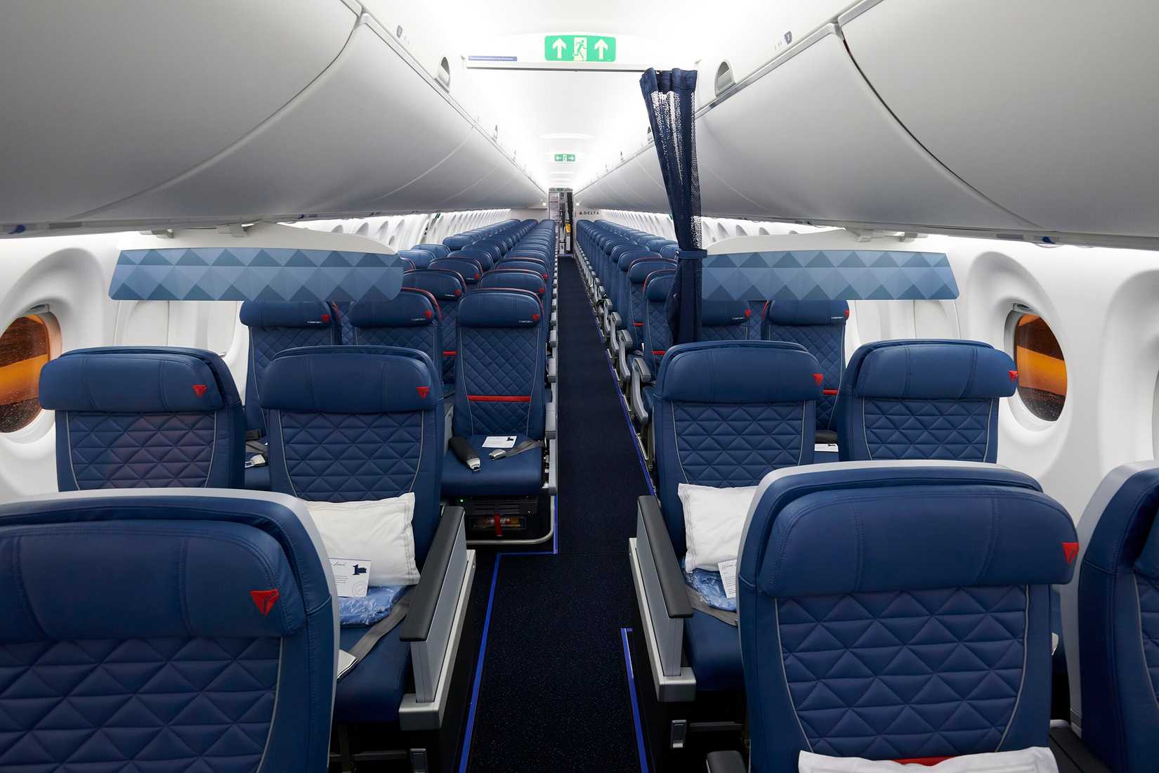 Delta Airbus A220-100 Seating Chart & Cabin Layout