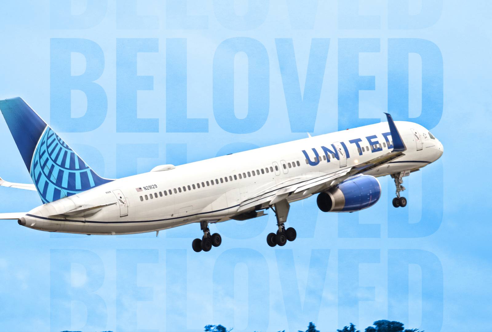 United Boeing 757