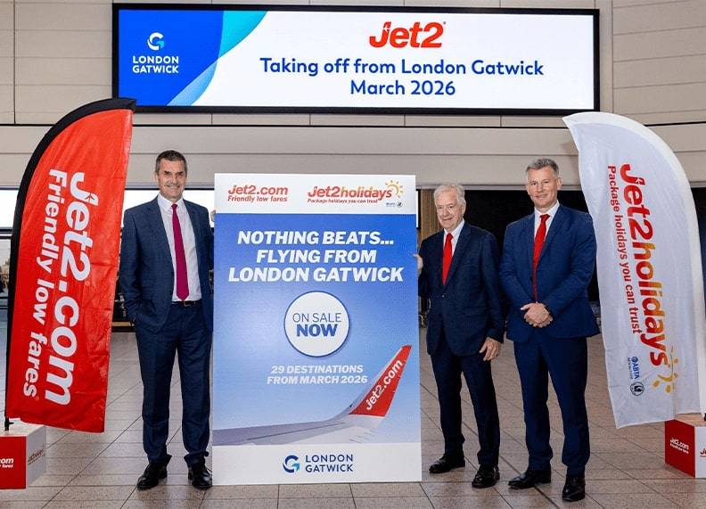 Jet2 Holiday From Gatwick: New Base And 29 Routes Launching Summer 2026