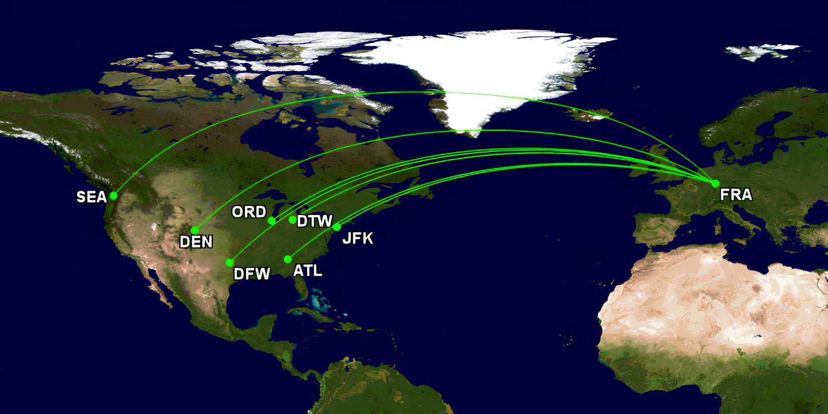 Lufthansa Cuts Airbus A340 US Flights by 50% This Winter