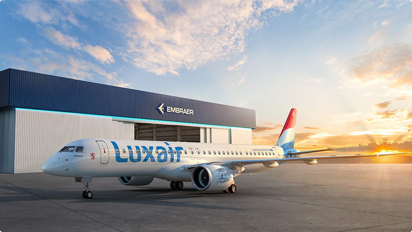 Luxair Celebrates Delivery Of Its First Embraer E195-E2 Jet