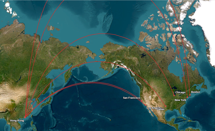 Long-Haul Luxury: The 6 Routes In Cathay Pacific's US Network
