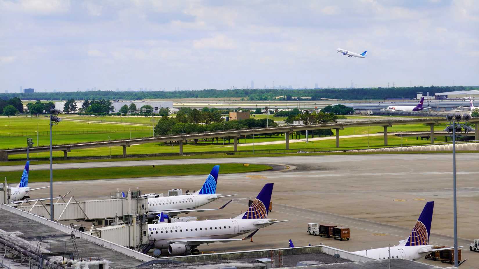 Man Slips Past Distracted United Gate Agents In Houston, Found In ...