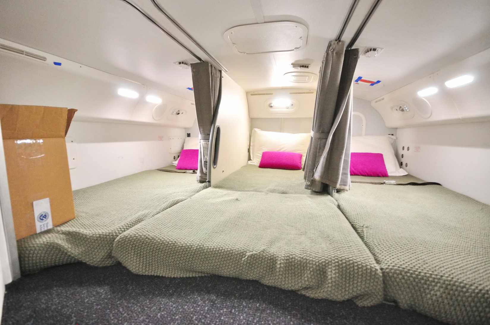 How Cabin Crew Rest & Sleep On The Airbus A380