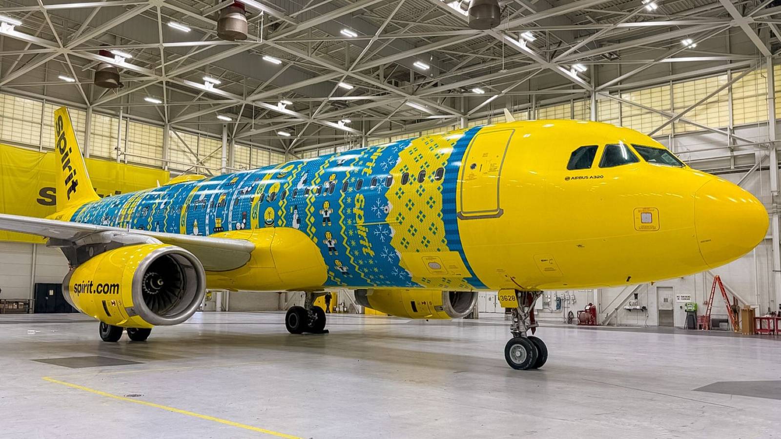 Sweater Weather: Spirit Airlines Unveils 1st-Ever Holiday Livery On An ...