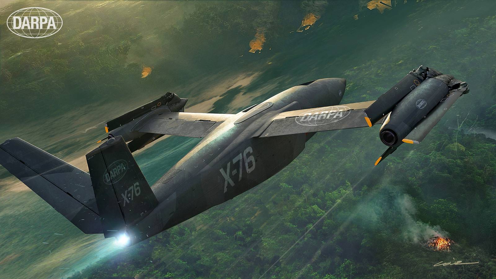 400 Knots & No Runway: Inside DARPA's New X-76 Fold-Away Rotor Aircraft