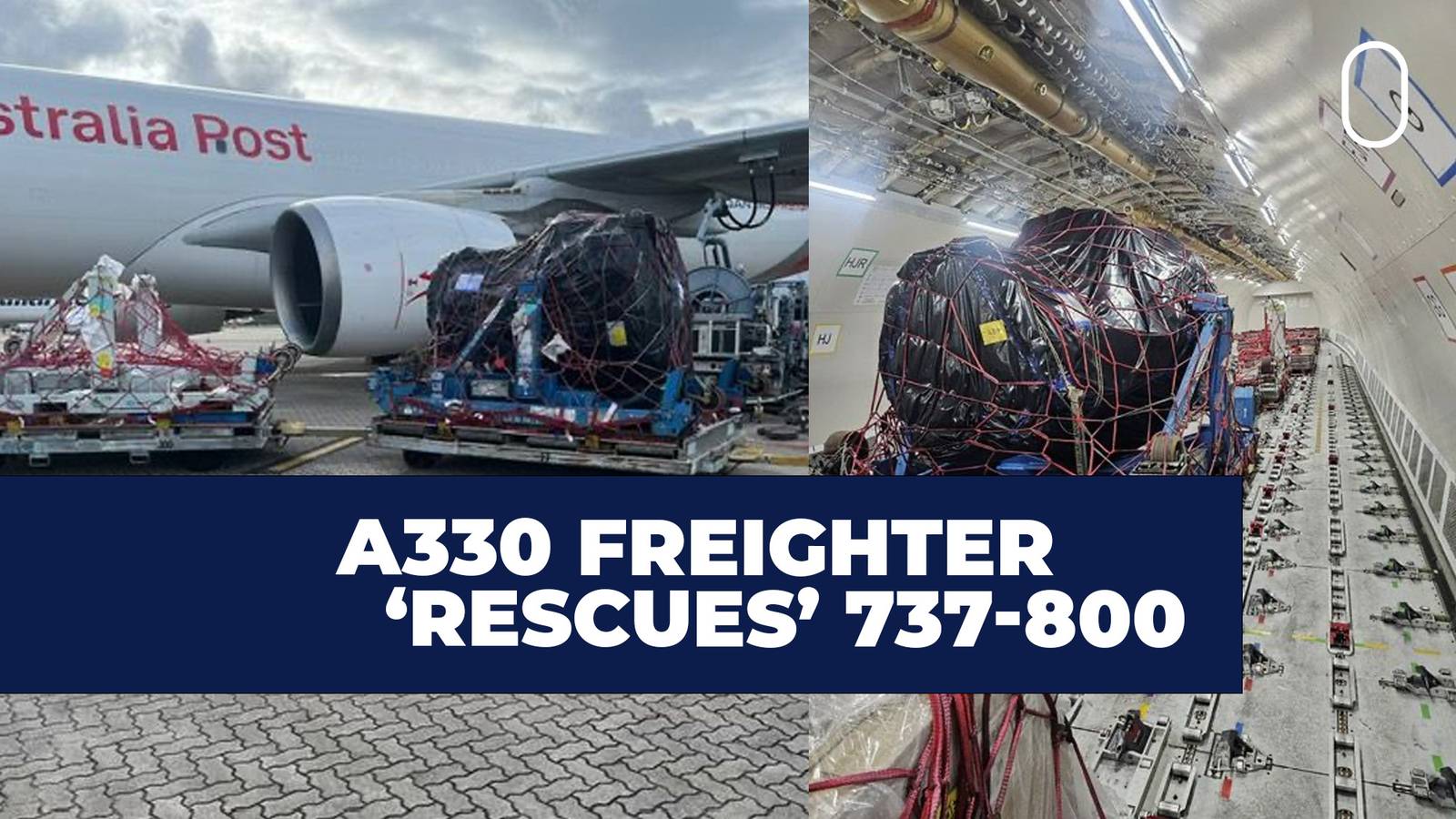 It's Nice To Have Your Own Freighters! Qantas Airlifts 737 Engine To ...
