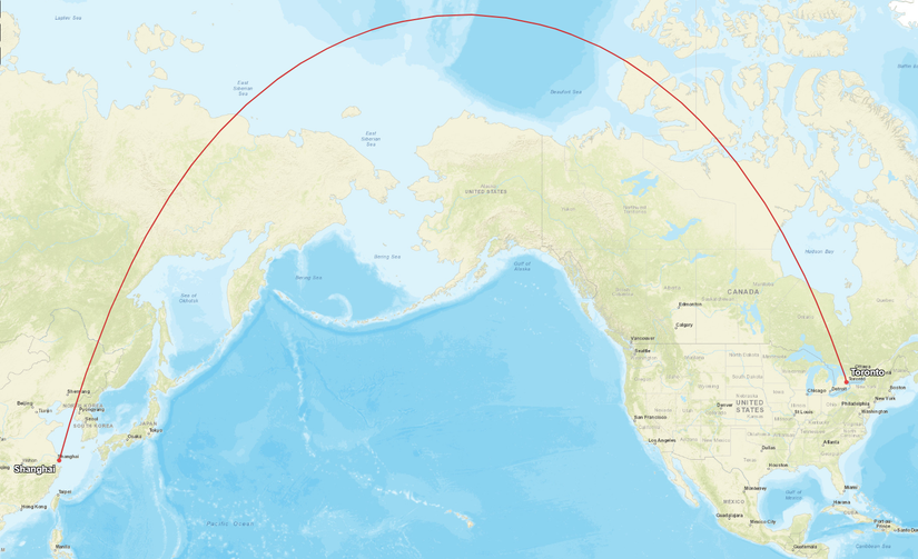 16-Hour Flights: Air Canada Launches New Ultra-Long Nonstop Route [Map]